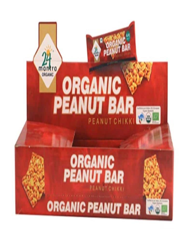 Buy Organic Peanut Bar Online | Peanut Chikki | 24 Mantra – Global ...