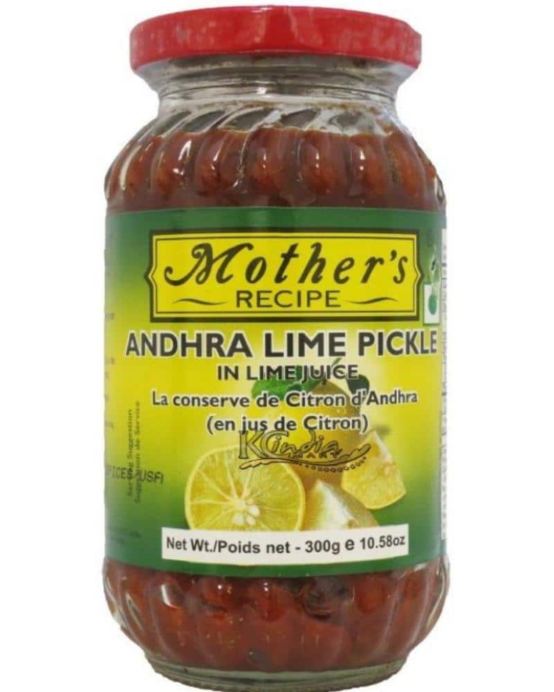 Buy Mother's Recipe Andhra Lime Pickle (In Lime Juice) Online – Global ...